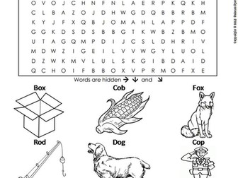 Short A, E, I, O, U CVC Words: Word Search Bundle | Teaching Resources