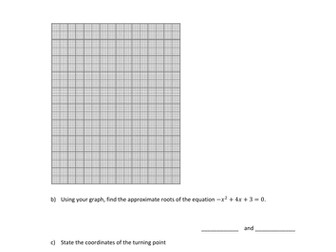 GCSE 9-1 Maths Higher Graphs of Functions | Teaching Resources