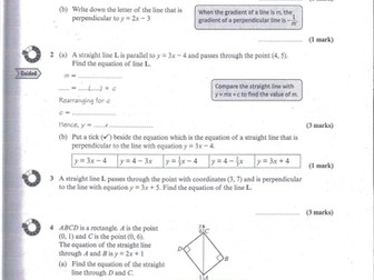 Parallel and Perpendicular Lines Resources | Tes