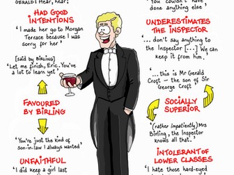 AN INSPECTOR CALLS Key Quotations POSTERS Revision GCSE - SEVEN ...