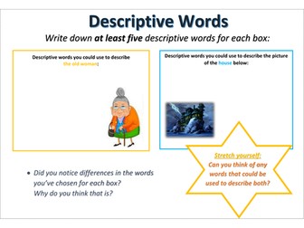 Descriptive writing resources by vanessaalicianelson | Teaching Resources