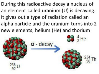 Atomic structure and radiation, atoms, isotopes, radioactivity, half ...