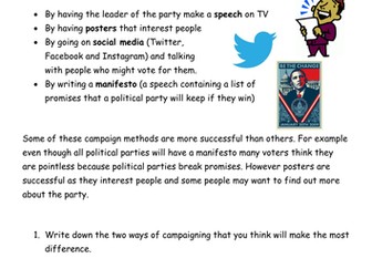 Political parties | Teaching Resources