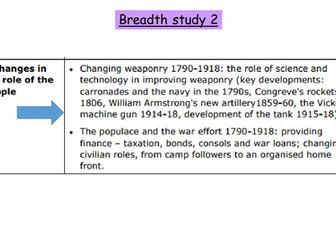 The British experience of warfare 1790-1918 | Teaching Resources