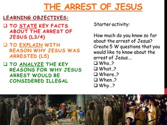 The Passion of Christ - Four full lessons (Arrest, Trial, Crucifixion ...