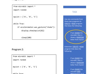 KS3 - MicroBit with MicroPython lesson bundle | Teaching Resources