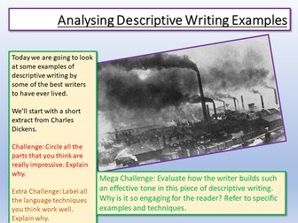 Descriptive Writing - English Language by Lead_Practitioner - Teaching ...