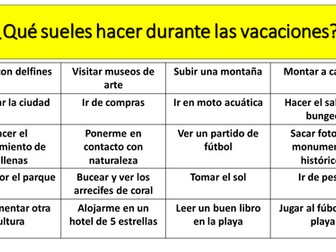 Spanish GCSE Las Vacaciones Bundle: 14 resource packs on the topic of ...
