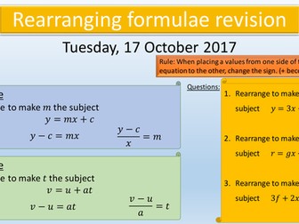 GCSE Revision lessons by sjcooper | Teaching Resources