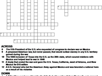 Mexican American War Task Cards and Activities Bundle | Teaching Resources