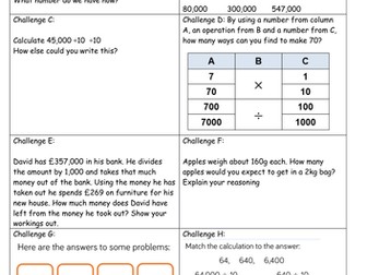 Block 4 Year 5 Multiplication and Division 10 lessons Smart and ...