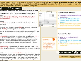 Balance Sheet Bundle | Teaching Resources