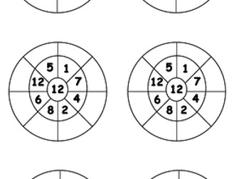 Times Table Multiplication Wheels (2x-12x) | Teaching Resources