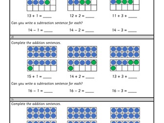 Year 1 - Spring Block 1 - Addition and Subtraction (within 20) - Weeks ...