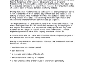 AQA GCSE Revision Spec A Islam | Teaching Resources