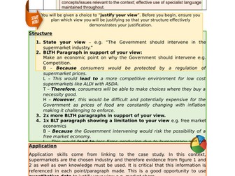 15 mark Q - AQA GCSE Economics - (9-1) | Teaching Resources