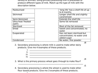 Food Provenance Revision Worksheets for the FPN AQA | Teaching Resources