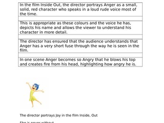 Inside Out Film techniques | Teaching Resources