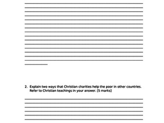 AQA GCSE RE Spec A (1-9) Exam Question Practice Bundle 5 Mark and 12 ...