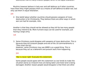 AQA GCSE Religious Studies A: Christianity and Islam | Teaching Resources