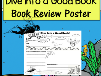 Book Review Poster BUNDLE *Print and Go!* | Teaching Resources