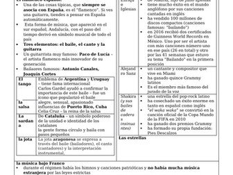 Spanish A Level Hispanic Cultural Reference Topic Revision Sheets (for ...