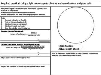 Biology Required Practical Revision Mats | Teaching Resources