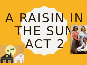 A Raisin in the Sun Revision Pack KS5 English Language & Literature ...