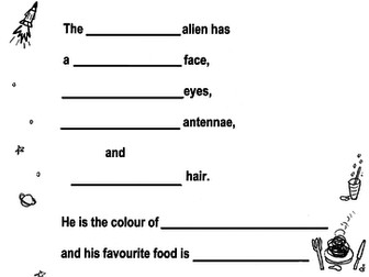 Space - Writing Frames & Action Rhymes - KS1-2 | Teaching Resources