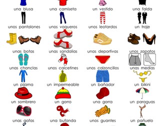 La ropa - Paquete de recursos by didade | Teaching Resources