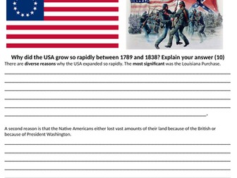 OCR SHP Making of America Revision | Teaching Resources