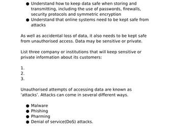 IGCSE Computer Science worksheets | Teaching Resources