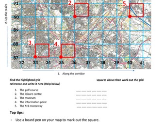 Sheffield OS map resource bundle | Teaching Resources