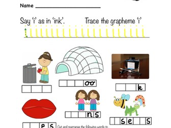 BACK TO SCHOOL S,A,T,P,I,N Letters and Sounds Phonics Homework Sheets ...