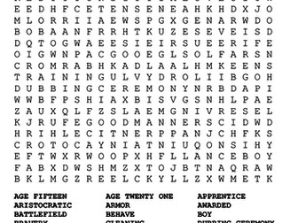 Knights and Castles Word Search Bundle | Teaching Resources