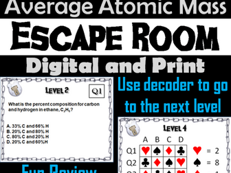 Chemistry Escape Room Bundle | Teaching Resources
