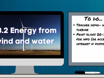 AQA 9-1 Physics chapter 3 Energy resources | Teaching Resources