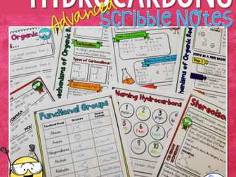 AS/A level Organic Chemistry Scribble Notes Bundle | Teaching Resources