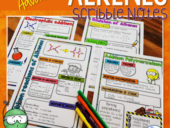 AS/A level Organic Chemistry Scribble Notes Bundle | Teaching Resources