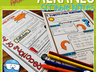 AS/A level Organic Chemistry Scribble Notes Bundle | Teaching Resources