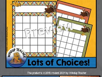 Thanksgiving Themed Incentive Reward Sticker Charts BUNDLE | Teaching ...