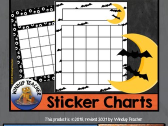 Halloween Incentive Reward Charts Bundle | Teaching Resources