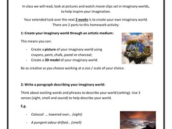 Writing Fiction: Stories set in imaginary worlds | Teaching Resources