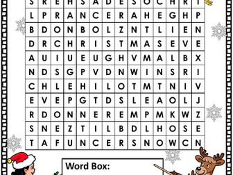 Reindeer Word Searches - Easy and Hard | Teaching Resources