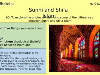 AQA GCSE RE RS - Islam Beliefs Whole unit (8 Lessons) | Teaching Resources