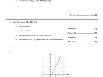 IGCSE/GCSE Maths progression tests (Year 10) | Teaching Resources