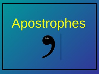 Apostrophes & Contractions | Teaching Resources