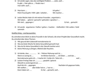 GCSE German revision pack Writing | Teaching Resources
