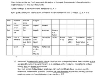 GCSE French higher AQA writing - practice papers | Teaching Resources