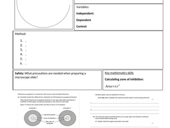Biology GCSE Edexcel core practical sheets. Revision | Teaching Resources